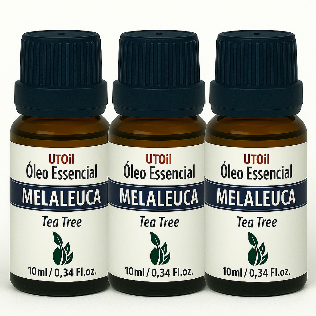 Melaleuca Tea Tree Kit 3 Óleo Essencial Trata Micose 10ml | Shopee Brasil