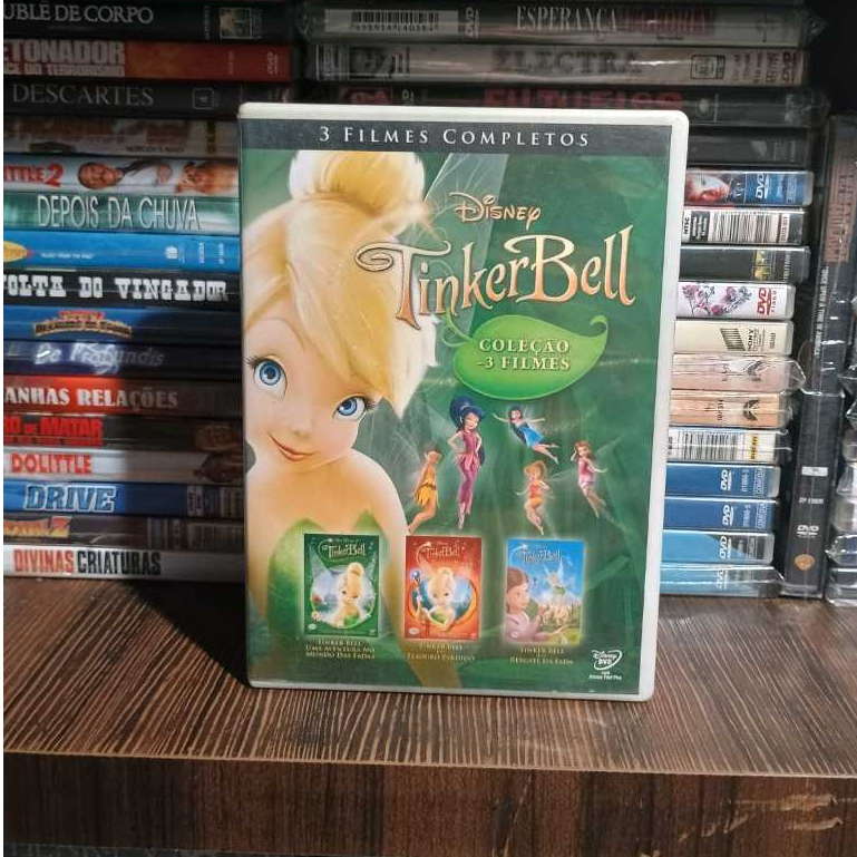 DVD TINKER BELL - COLEÇÃO 3 FILMES (DUBLADOS) | Shopee Brasil