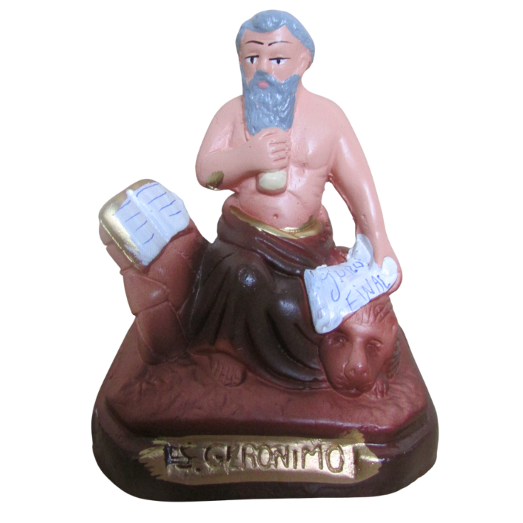MAGEM SÃO JERÔNIMO - XANGÔ - UMBANDA/CANDOMBLÉ - 12 CM | Shopee Brasil