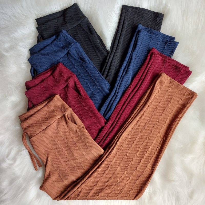 CALÇA feminina tecido rugao plus size G1 G2 G3 cintura alta | Shopee Brasil