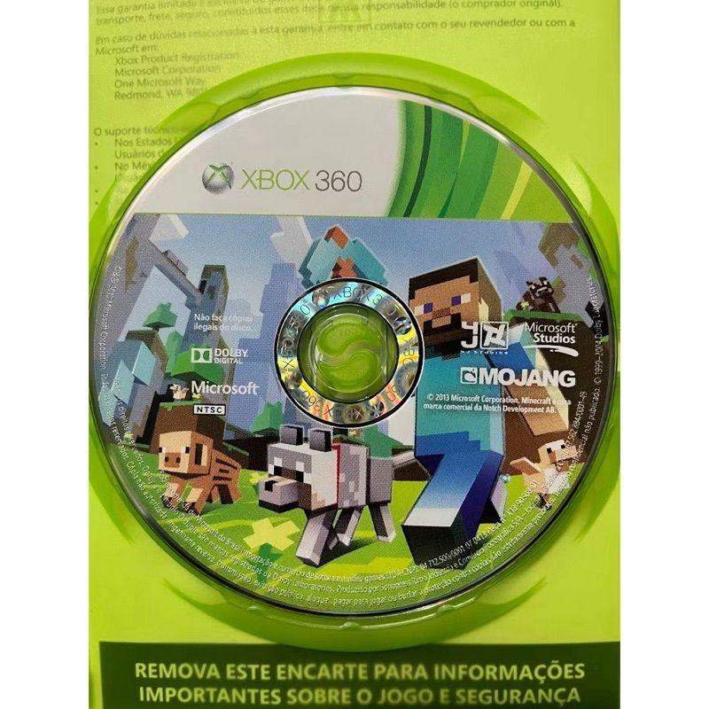 Minecraft original Xbox 360 (usado) | Shopee Brasil