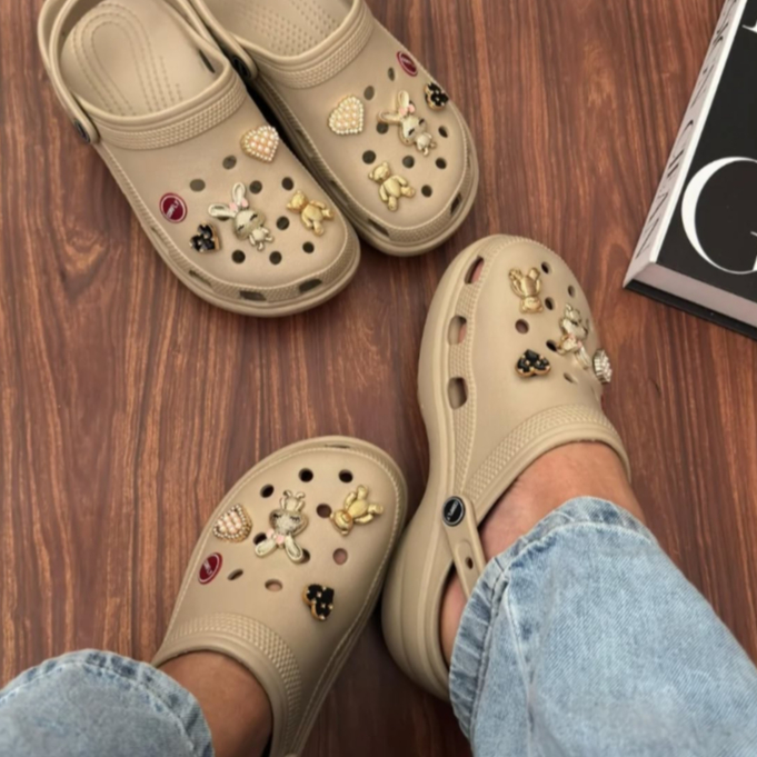 Chinelo Babuche Corfly Pigente Plataforma Leve 100% EVA Solado ...