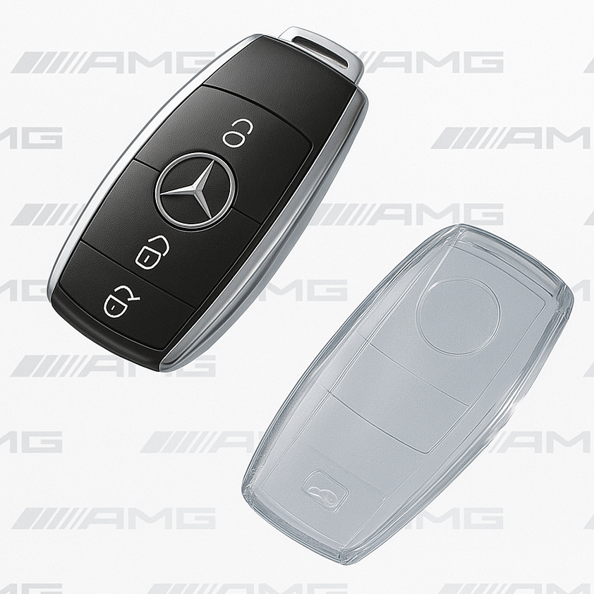 Capa chave fumê Chave Presença Mercedes Benz EQS CLASSE C S GLA GLB GLC ...