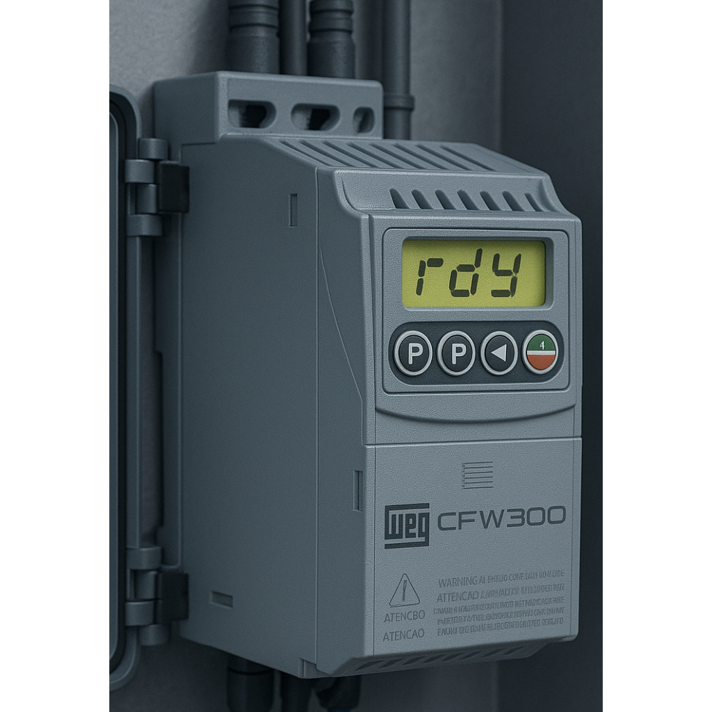 Inversor De Frequência WEG CFW300 7,5cv 12a 380V Com Entrada Trifásica ...