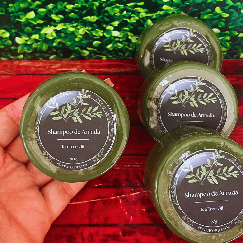 Shampoo de Arruda e Tea Tree Artesanal- Tratamento contra piolhos ...