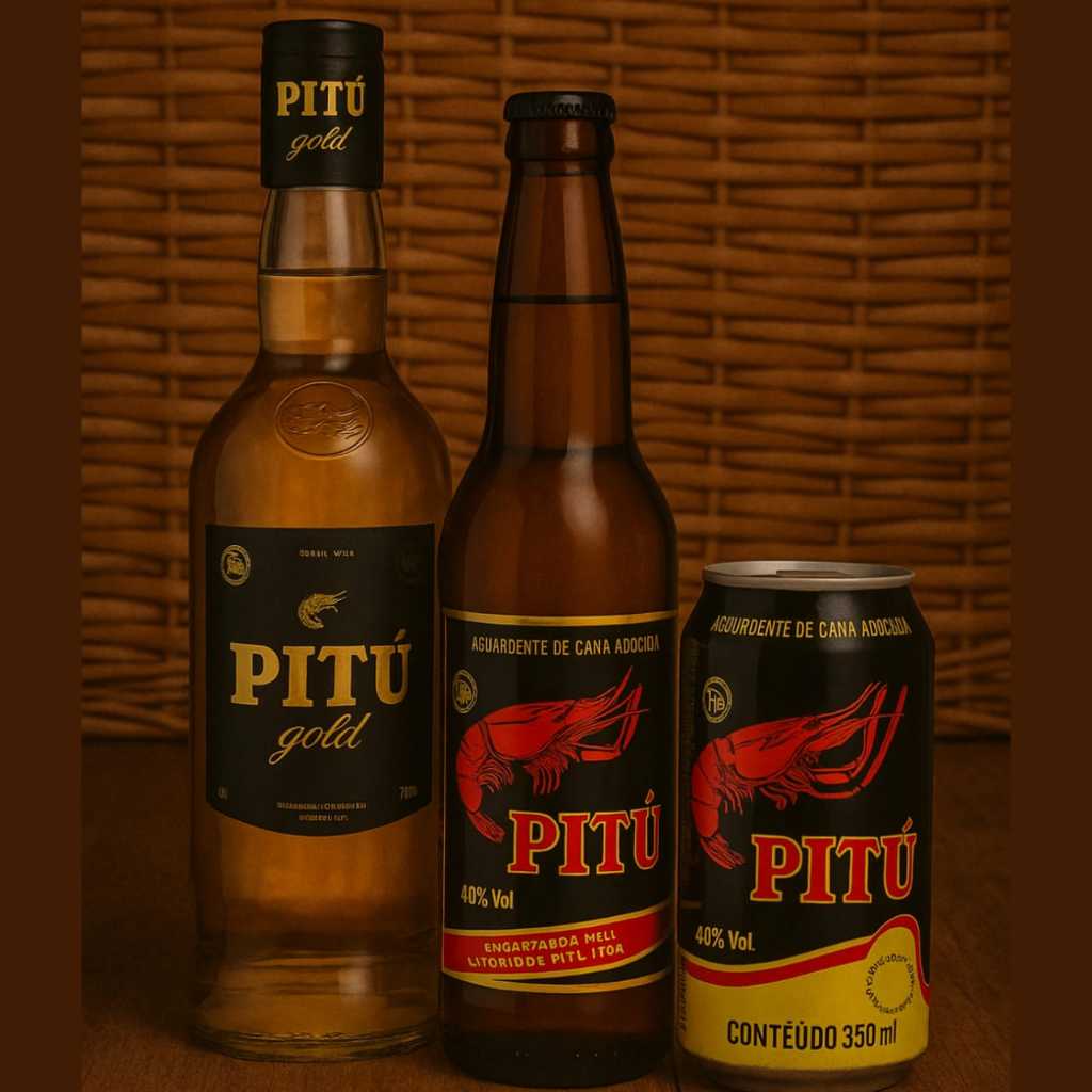 PITÚ, CACHAÇA PITÚ, KIT PITÚ GOLD, PITÚ 600ML, PITÚ LATA 350ML | Shopee ...