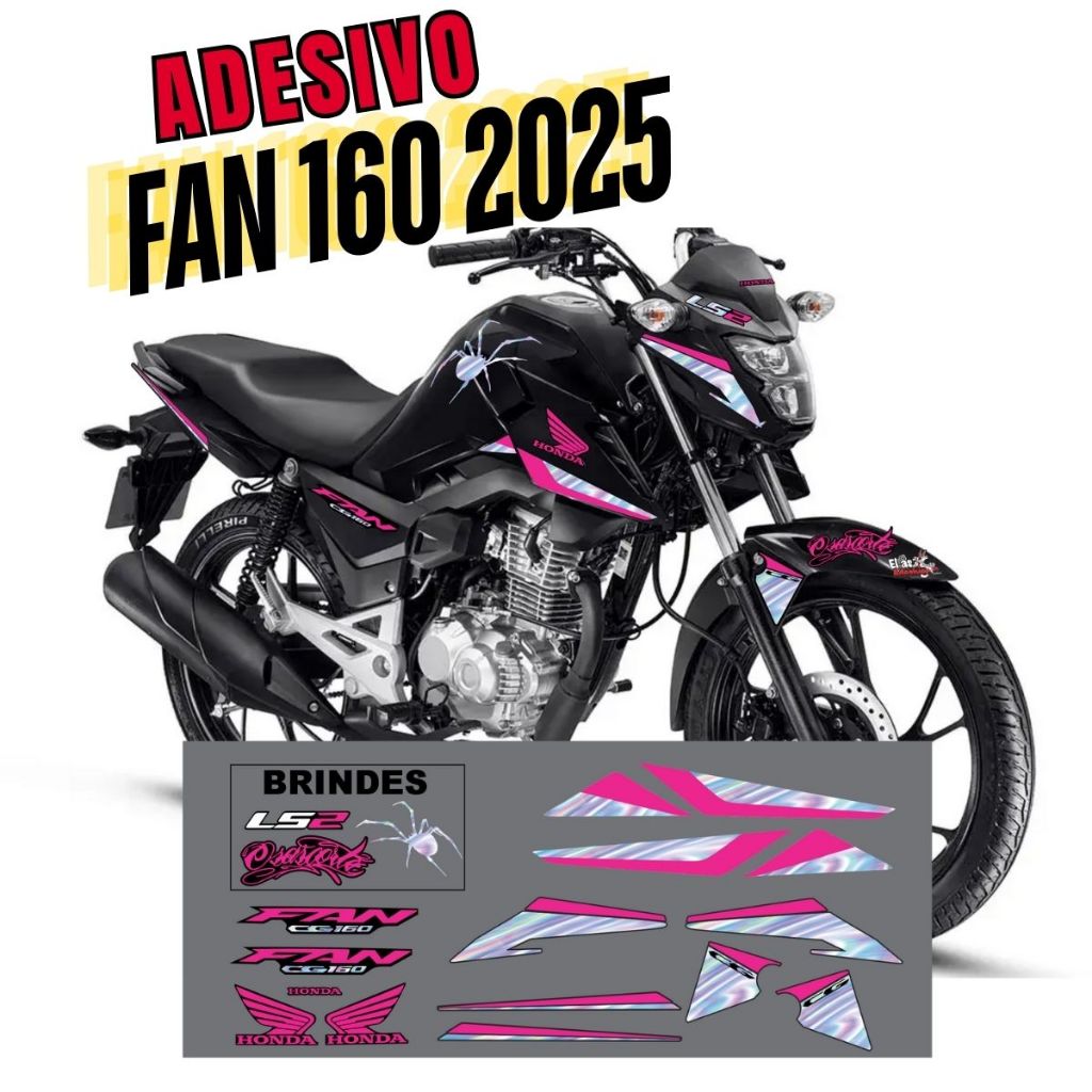 ADESIVO FAN 2025 HOLOGRÁFICO E DIVERSAS CORES | Shopee Brasil