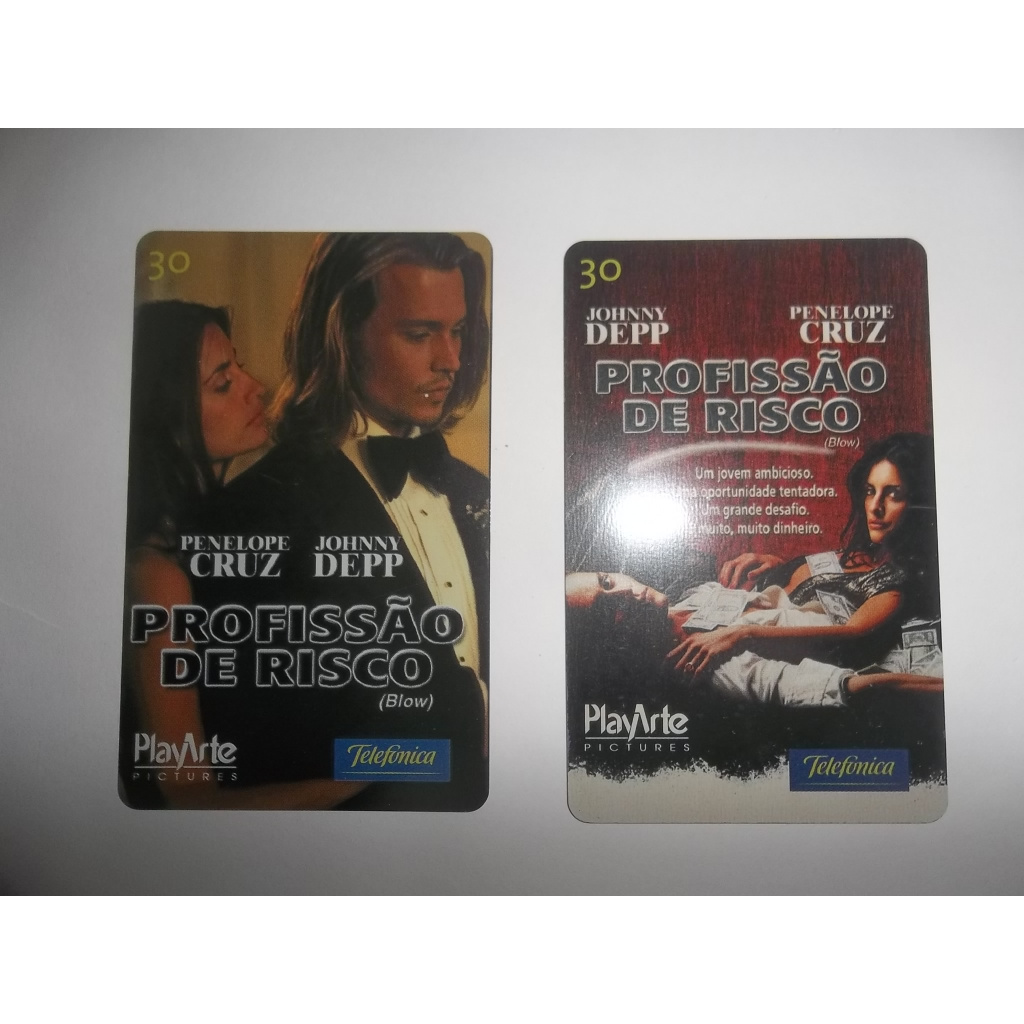 cartão telefônica filme profissão de risco johnny depp penélope cruz ...