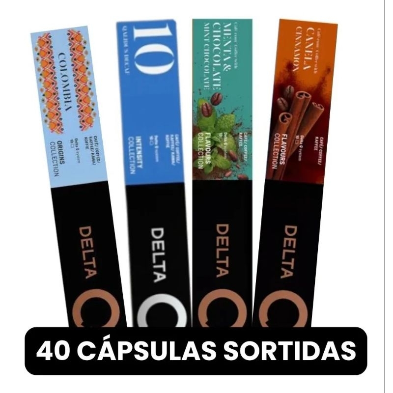 40 Cápsulas Delta Q Expresso Sortidas Kit Combo Sabores | Shopee Brasil