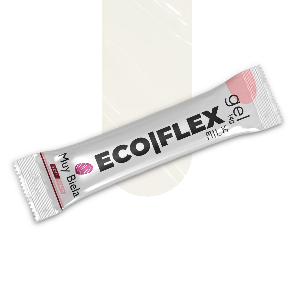 Sache Gel Eco-Flex Milk Muy Biela 14g - TPO FREE (Sem TPO) | Shopee Brasil