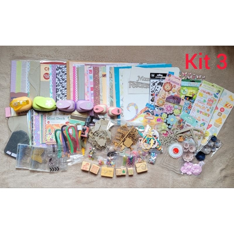 Kit Scrapbooking | Shopee Brasil