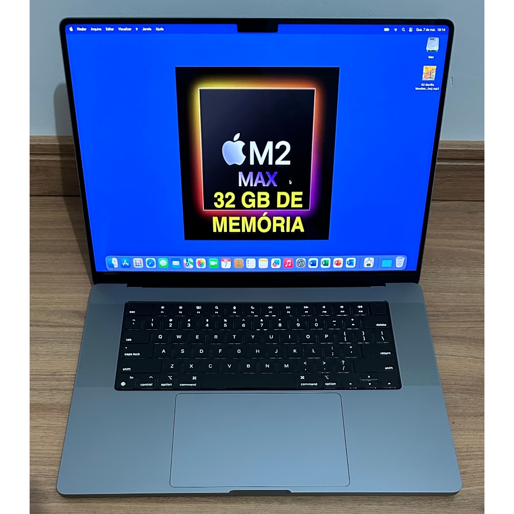 Macbook Pro M2 Max. Mem. 32 Gb. Tela 16. Ssd 1 Tera | Shopee Brasil
