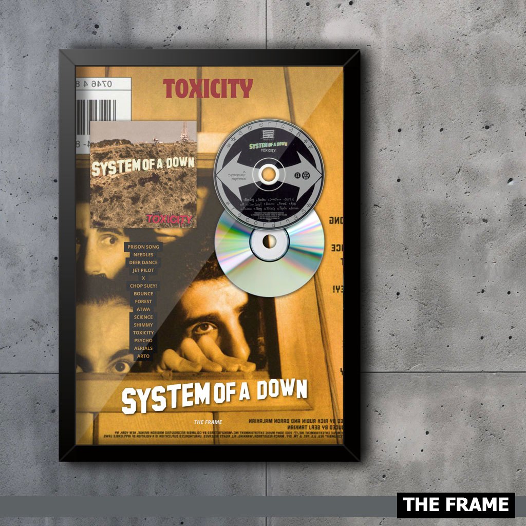 Quadro Decorativo Album Toxicity System Of A Down | Shopee Brasil
