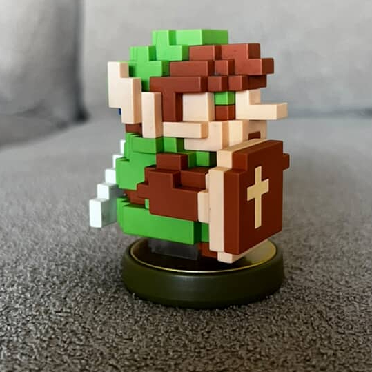 Amiibo Link 8-bit - Zelda 30th Anniversary | Shopee Brasil