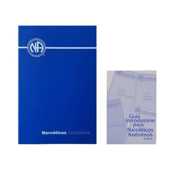 Kit 1 Livro Azul Texto Básico Narcóticos Anônimos Na + 1 Guia ...