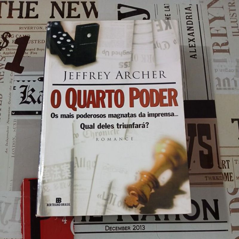 O Quarto Poder - Jeffrey Archer | Shopee Brasil