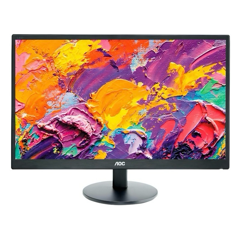 Monitor Slim AOC LED 18,5" Polegadas - Tela com risco - 60Hz HD Widescreen - VGA - Novo na caixa ...
