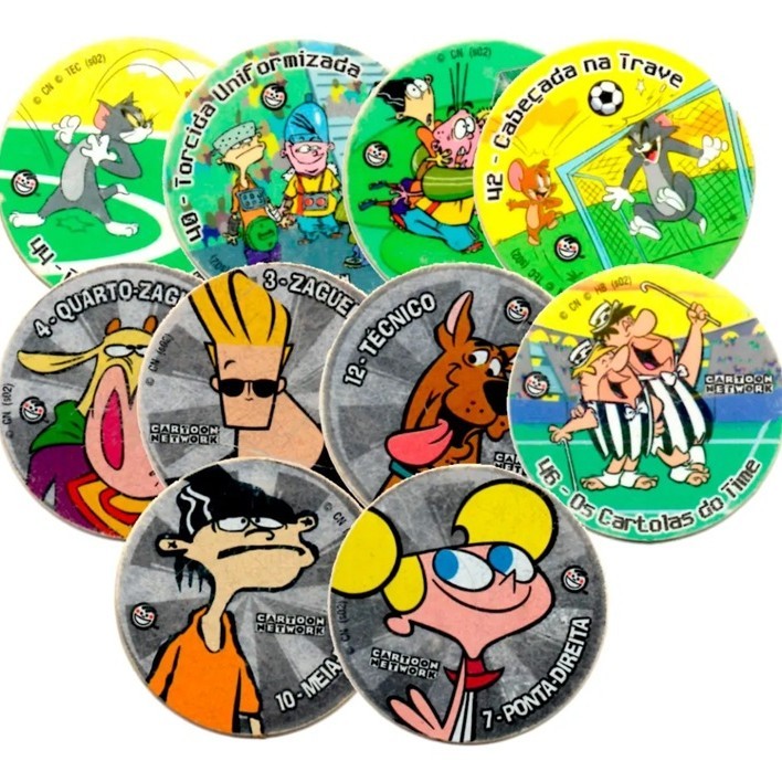 Tazos Toon Tazo na Copa Cartoon Network Elma Chips | Shopee Brasil