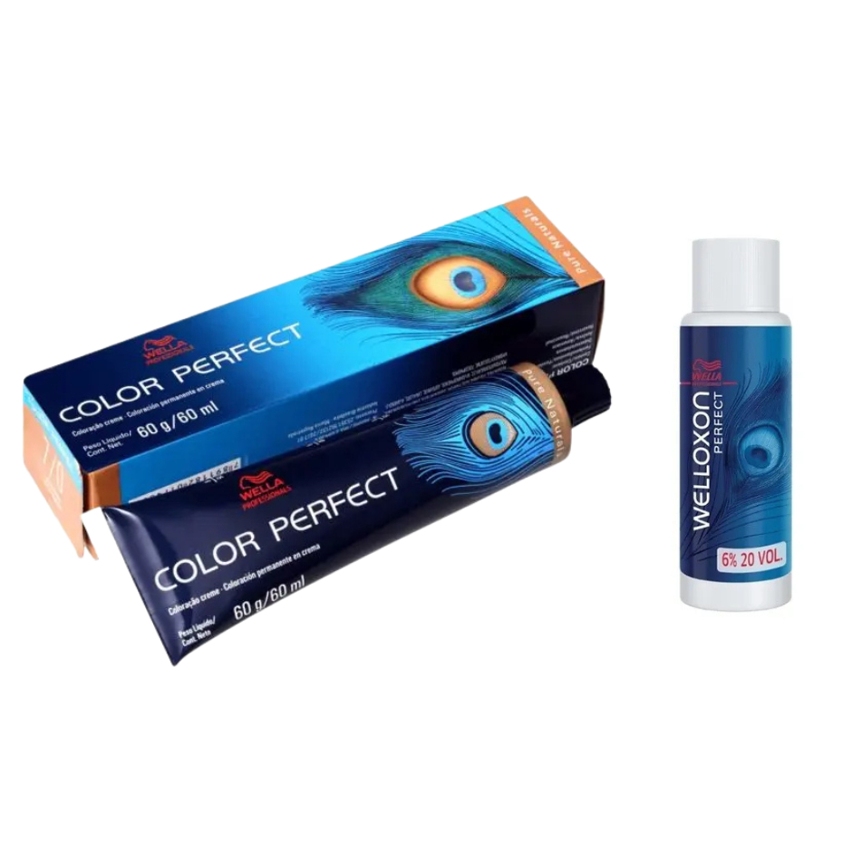Kit Wella Color Perfect Tinta Escolher A Cor + Ox 20v 60ml | Shopee Brasil