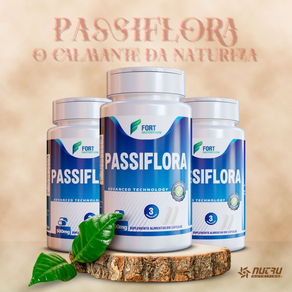 Fórmula Exclusiva de Passiflora 500mg – 120 Cápsulas - Nutru | Shopee ...