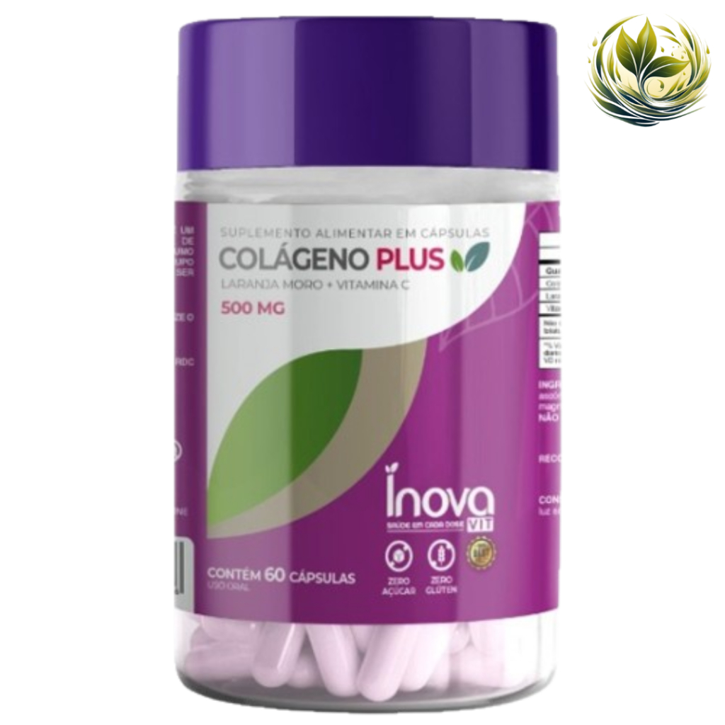 Colágeno Plus Hidrolisado + Laranja Moro + Vitamina C 1000mg 60 ...