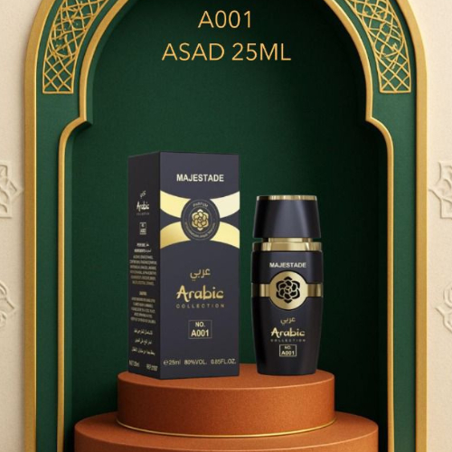 Asad Perfume Árabe Miniatura Masculino 25ml - Mini Perfume Importado ...
