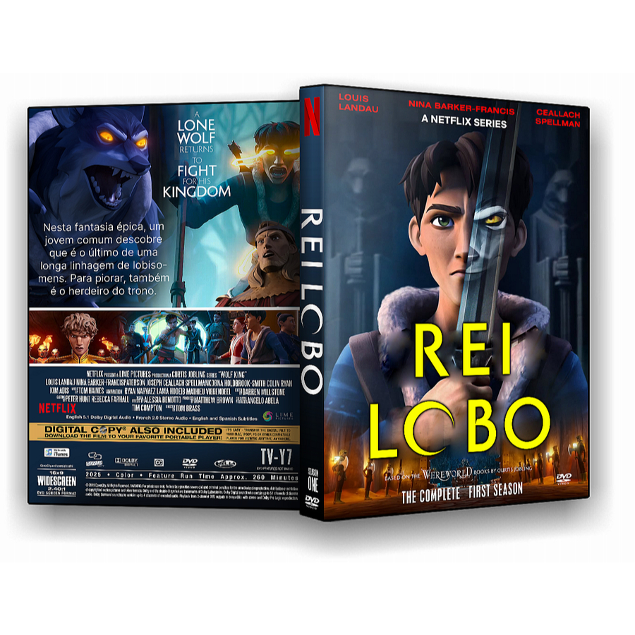 Rei Lobo 1ª Temporada Completa (2025) DVD | Shopee Brasil