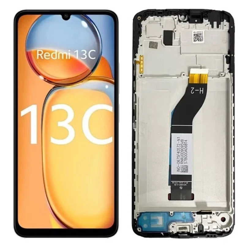 Tela Frontal Display Para Redmi 13c Com Aro 23100RN82L / 23124RN87G ...