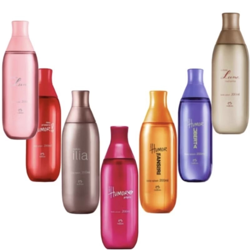 Body splash perfumes natura: ilia, luna , luna fascinate, luna radiante ...