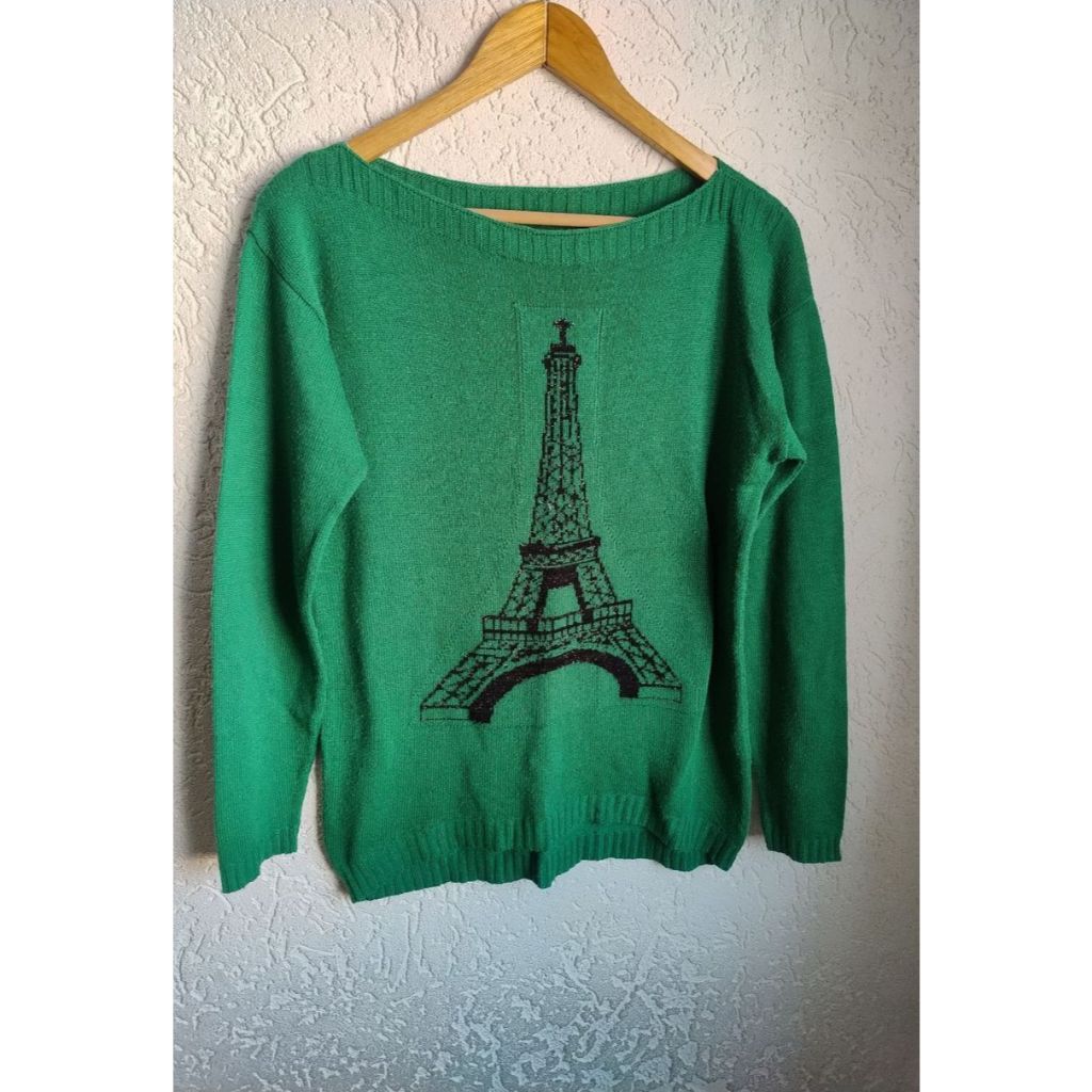 suéter paris (BRECHÓ) | Shopee Brasil