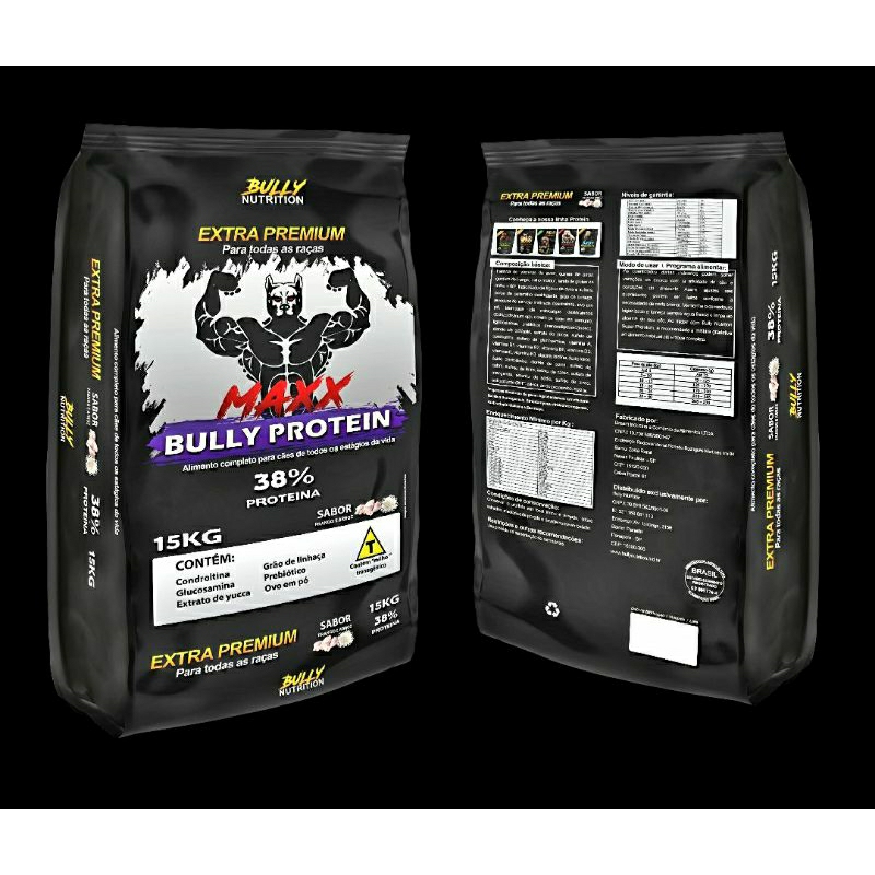 MAX BULLY PROTEIN - BULLYNUTRITION 15KG | Shopee Brasil