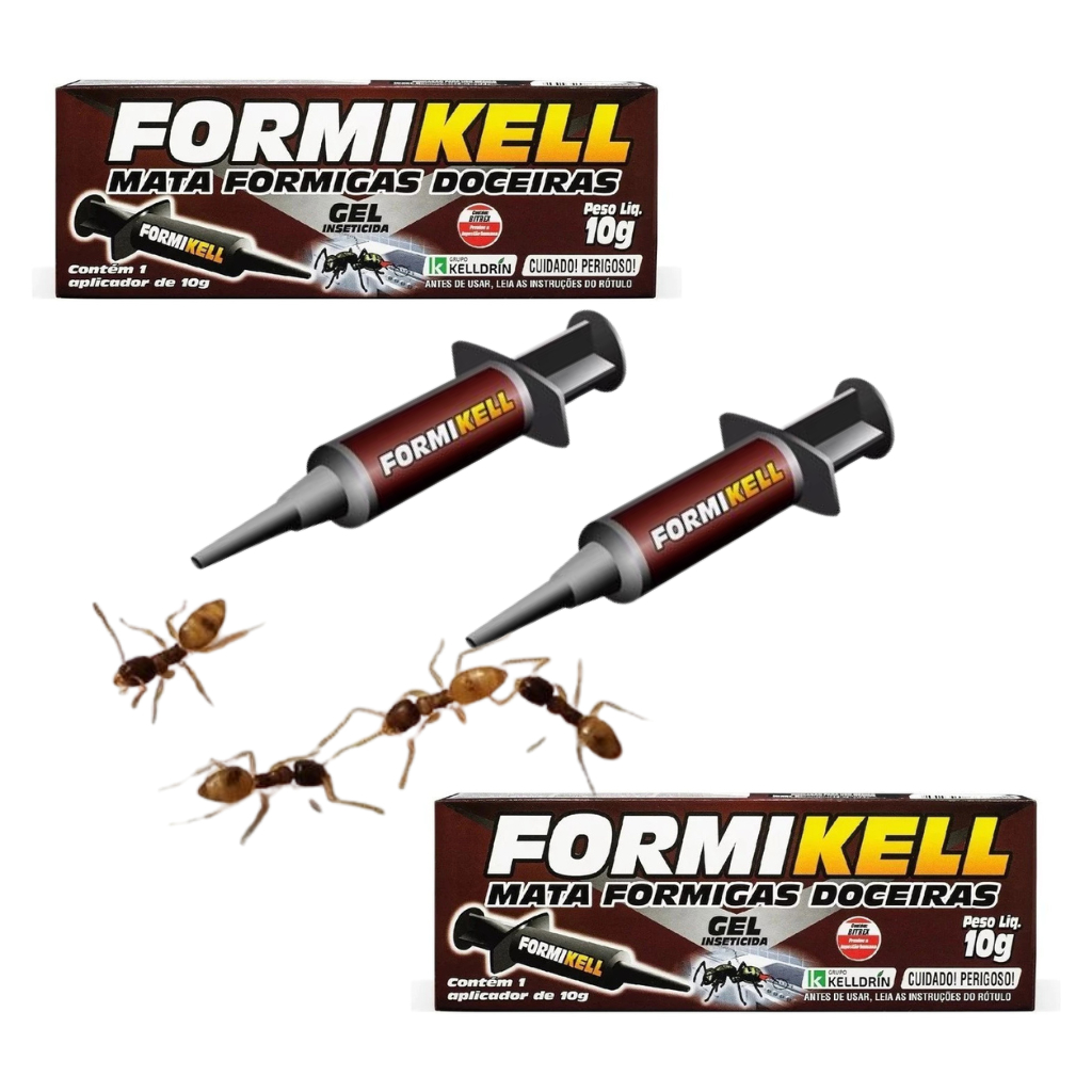 Kit 2 Gel Mata Formigas Inseticida Eficaz Contra Formigas Caseiras Em ...