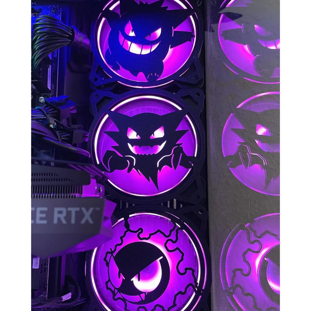 Grade Fan / 3 Grade Fan Gengar de 120 mm | Shopee Brasil