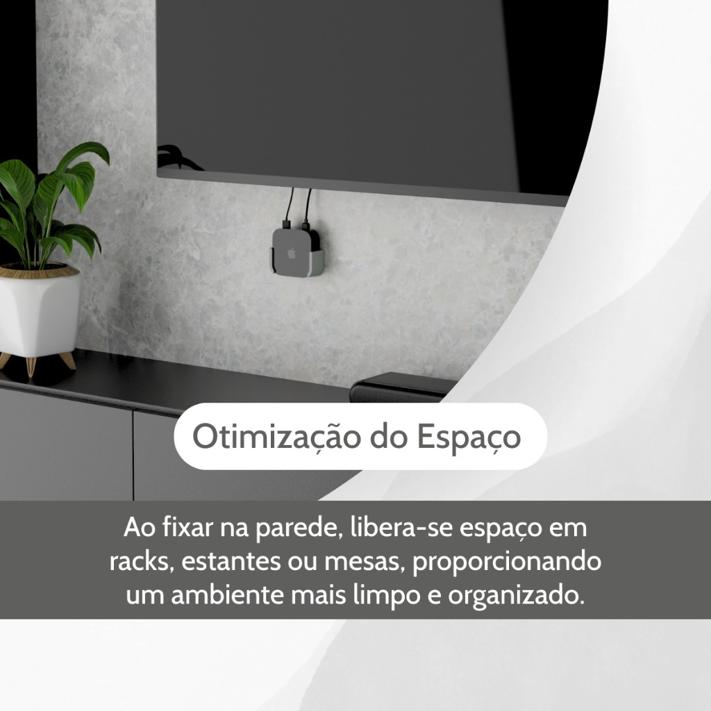 Fixador de Parede Apple TV 4K Geração 4 - Impressão 3D em PLA | Shopee ...