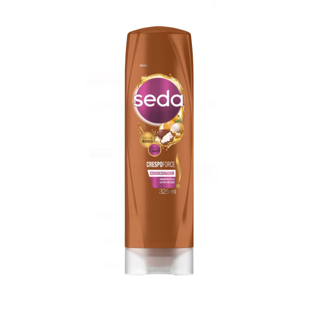 Condicionador Seda Crespo Force óleo Marula e karité 300ml | Shopee Brasil