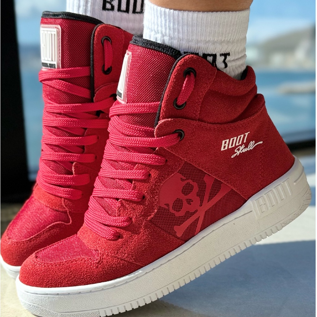 Botinha de Treino Feminino Skull Caveira Academia Especial Treino de ...