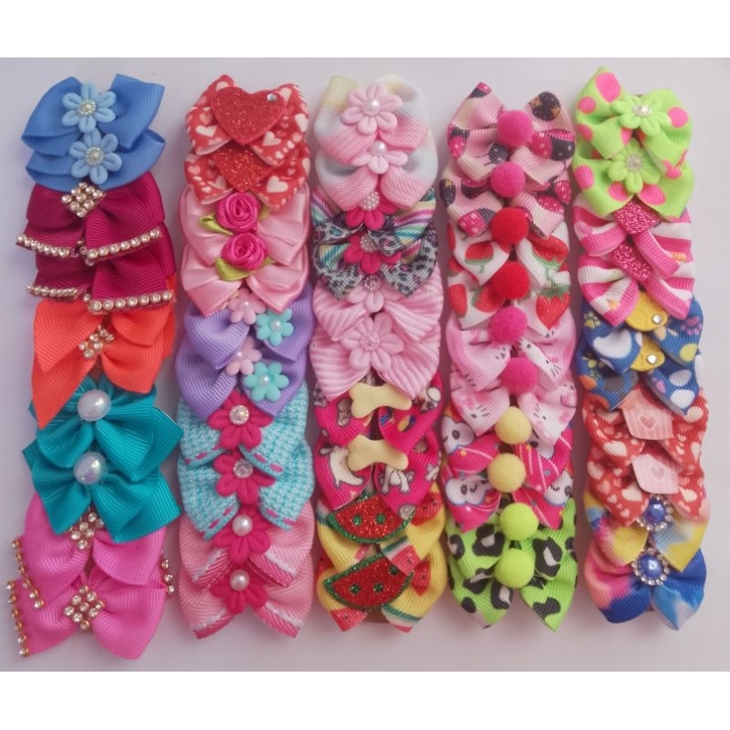 Kit Mix com 100 unidades (50 pares ,um par de cada ) , Laços pet ...