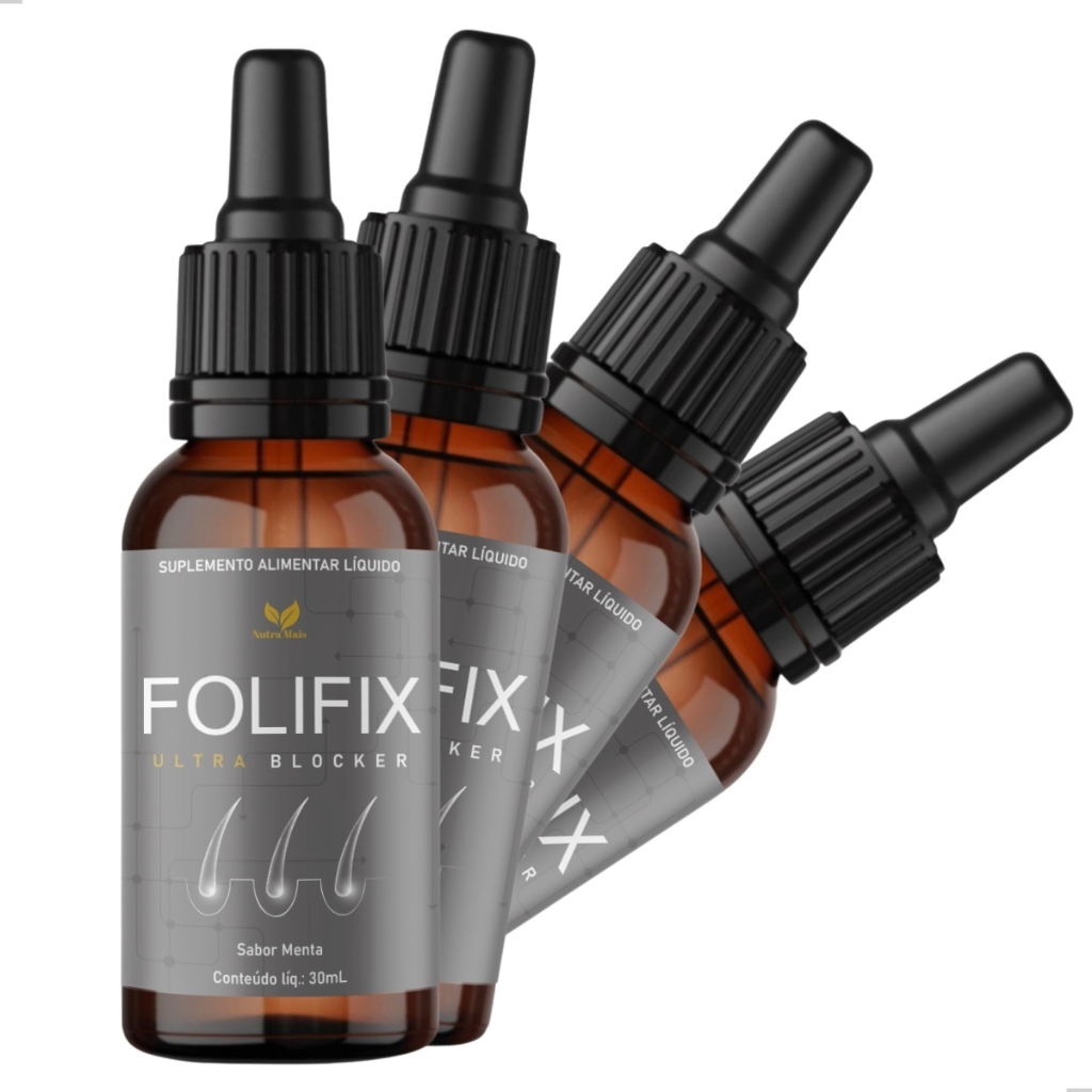 4 Folifix Ultra Blocker Original Suplemento Alimentar Em Gotas | Shopee ...