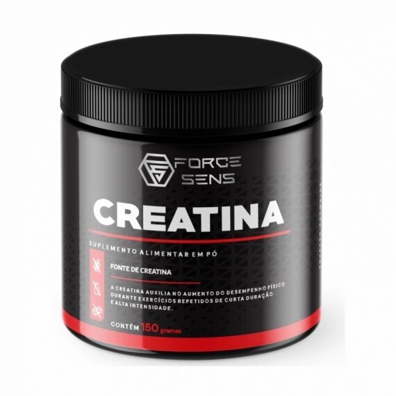 CREATINA MONOHIDRATADA 150g FORCE SENS | Shopee Brasil