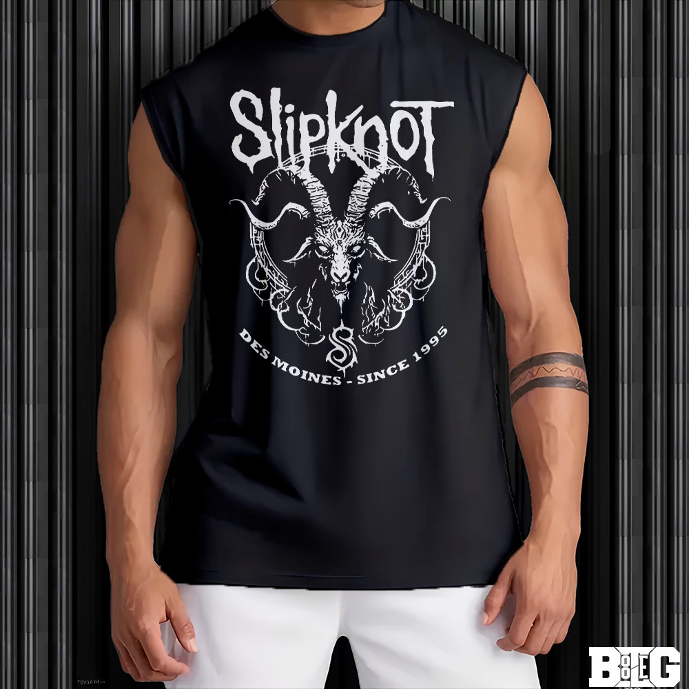 Camiseta regata machao oversized masculino banda de rock slipknot ...