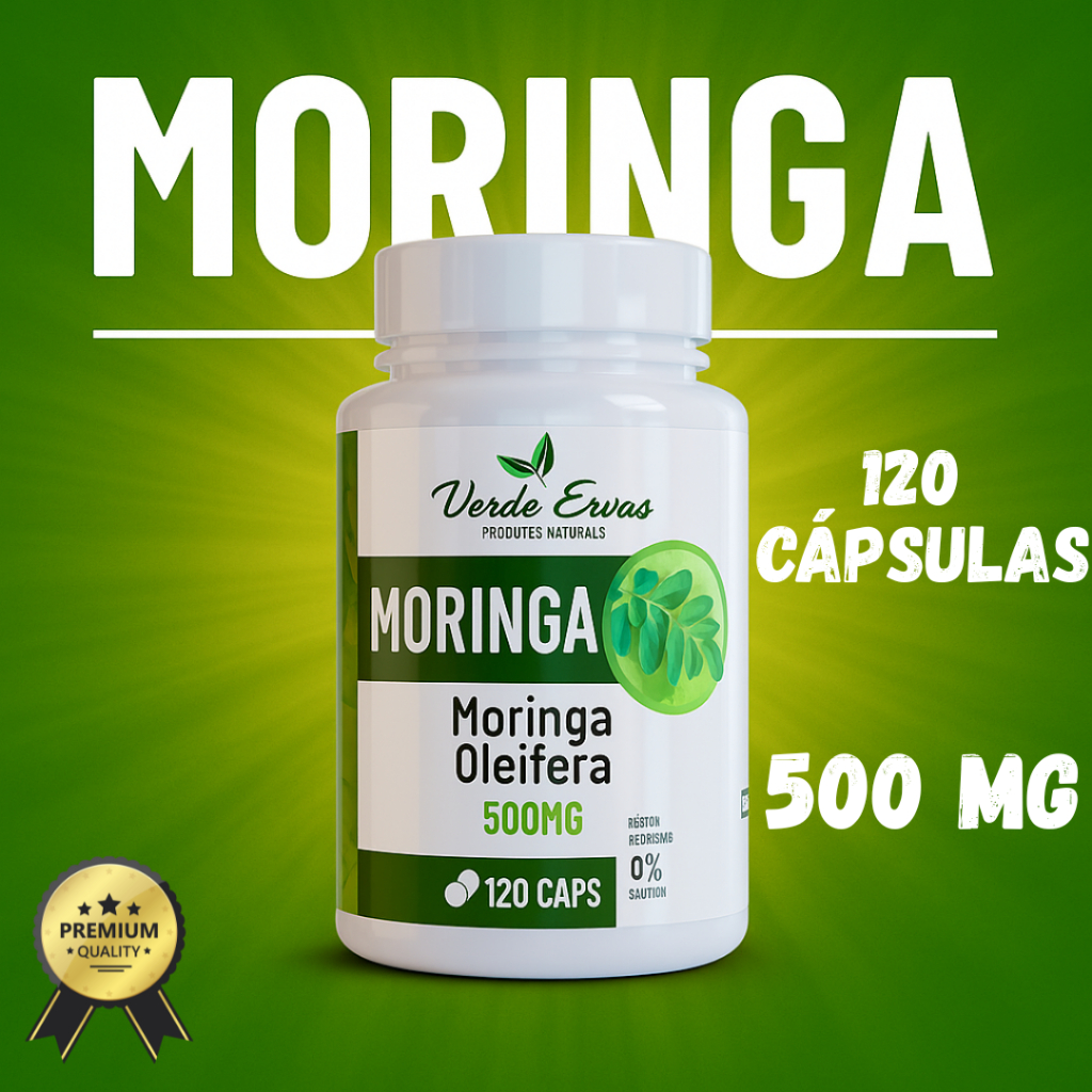 Moringa Planta Oleifera 120 Capsulas 100% Pura e original | Shopee Brasil
