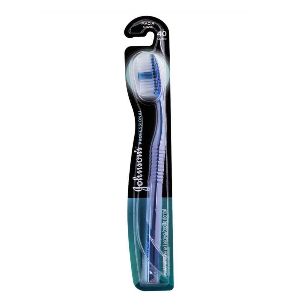 Escova Dental Johnson'S Reach Professional Grande 40 Macia | Shopee Brasil