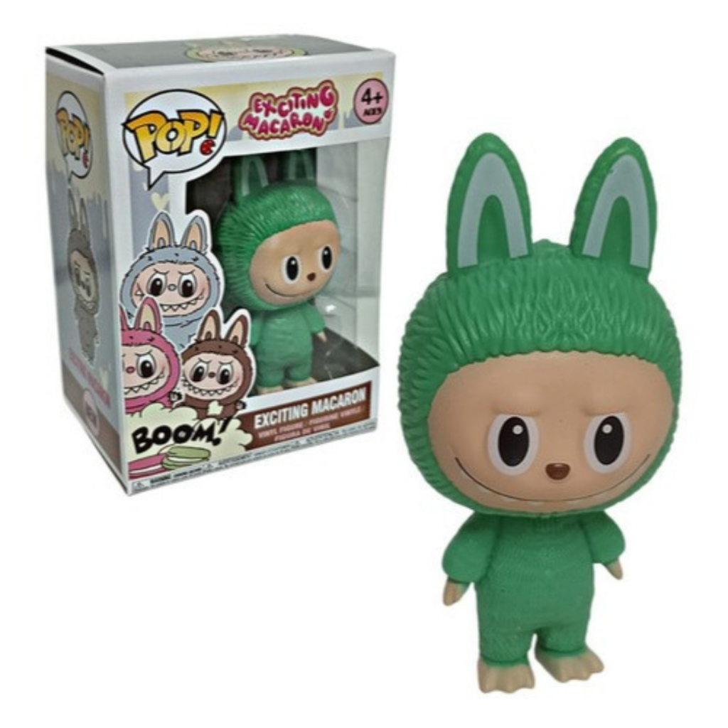 Labubu Boneco Vinil Colecionável Tipo Funko Pop Tendência Virginia ...