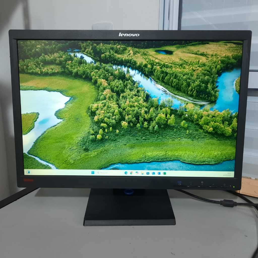 Monitor Lenovo thinkvision L2250p 22 polegadas Vaga dvi com cabos ...