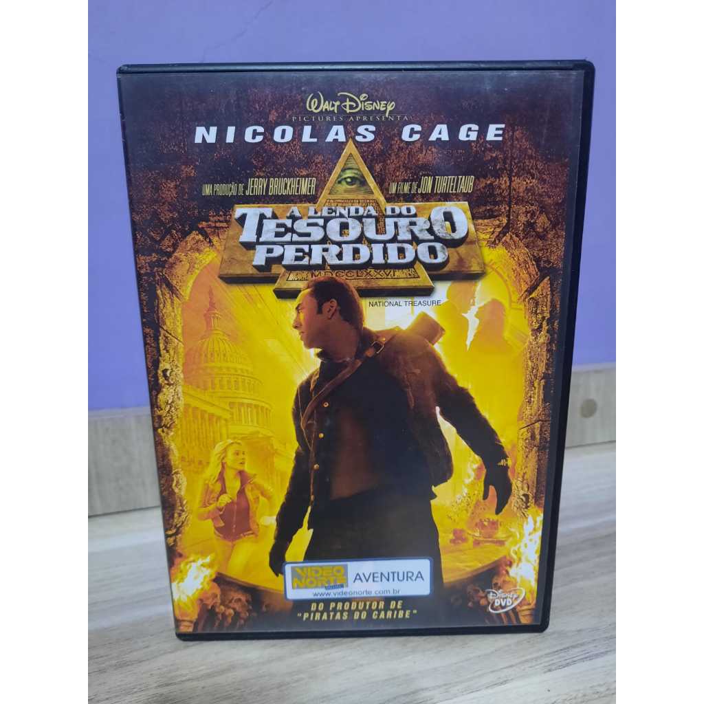 Dvd A Lenda Do Tesouro Perdido Nicolas Cage | Shopee Brasil