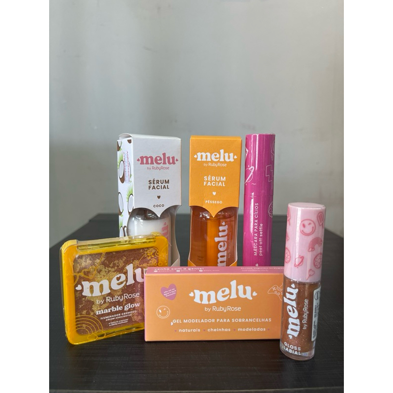 Kit 6 produtos mais vendidos da linha Melu | Shopee Brasil