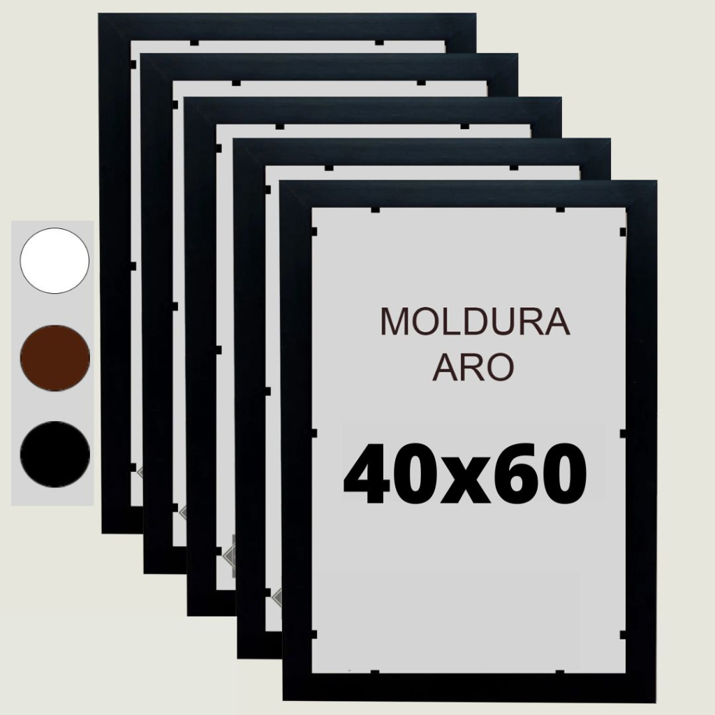 Kit 3 unidades Moldura ARO 40x60cm | Shopee Brasil