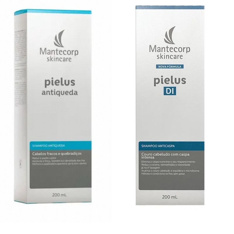 Shampoo Mantecorp Anticaspa Skincare Pielus DI 200ml Shampoo Antiqueda ...