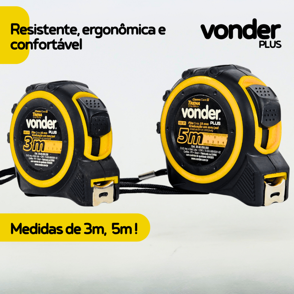 Trena Profissional Emborrachada 5m 3m C/ Trava Reforçada, Fita Métrica ...