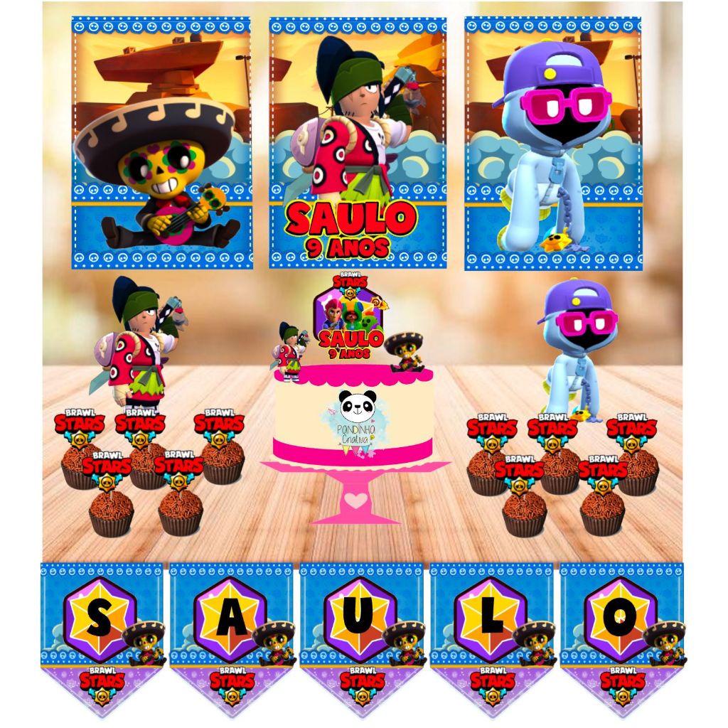 Kit Festa - Brawl Stars | Shopee Brasil